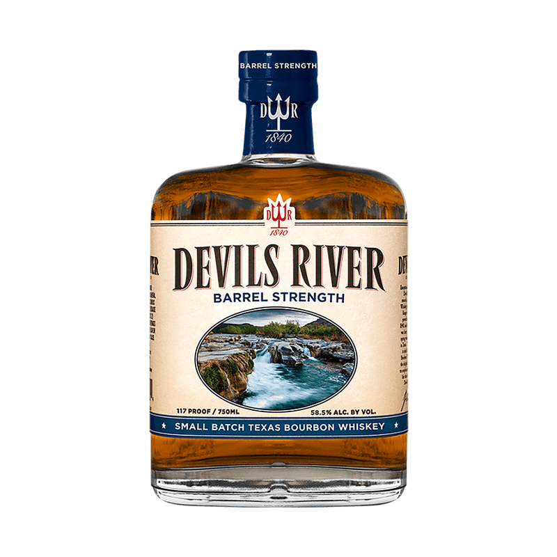 Devils River Barrel Strength Small Batch Texas Bourbon Whiskey ...