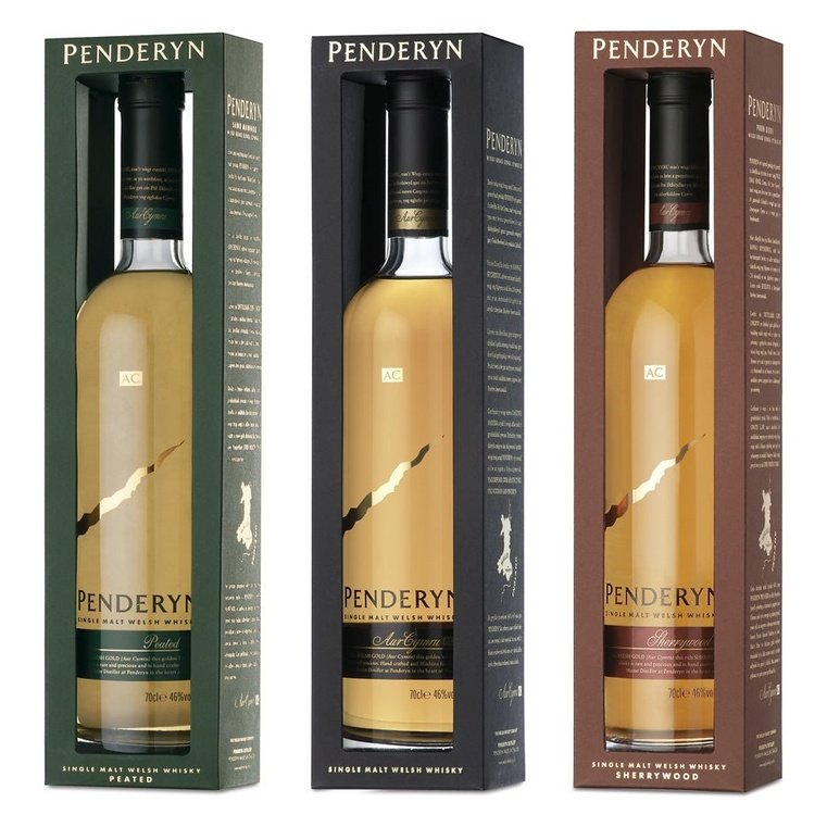 Penderyn Peated Single Malt Welsh Whisky (750mL) - ForWhiskeyLovers.com